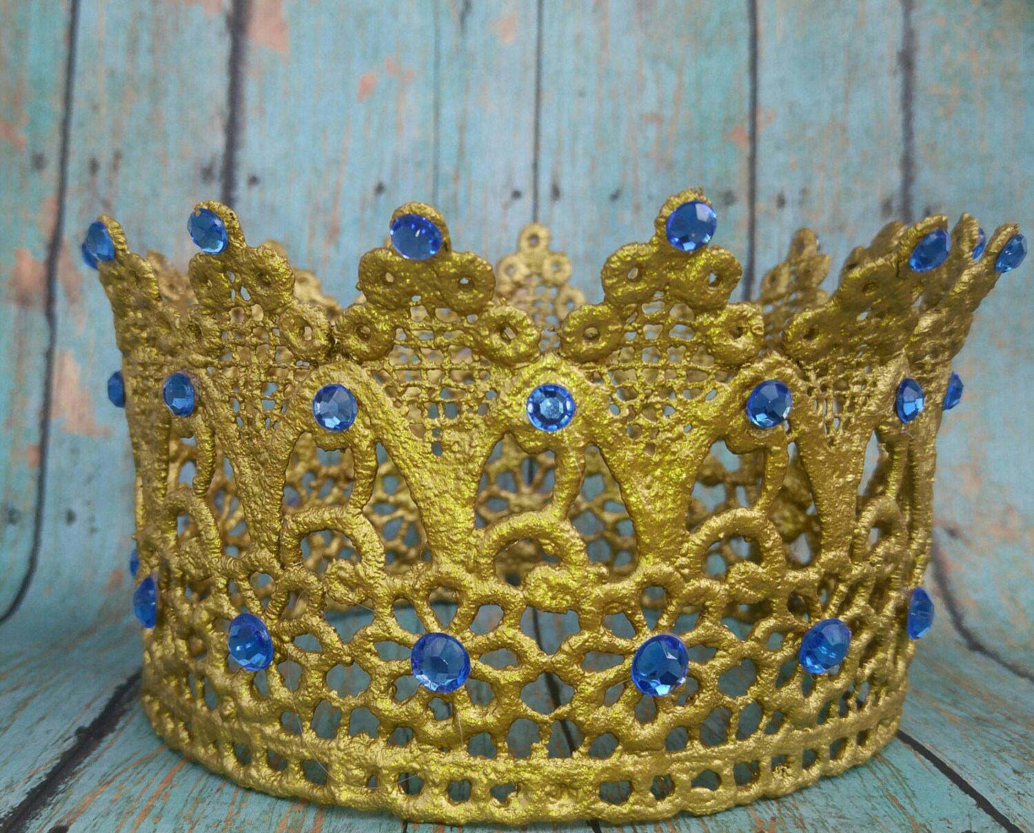 First Birthday Boy Crown Boy Birthday Crown Royal by MiyahsCloset