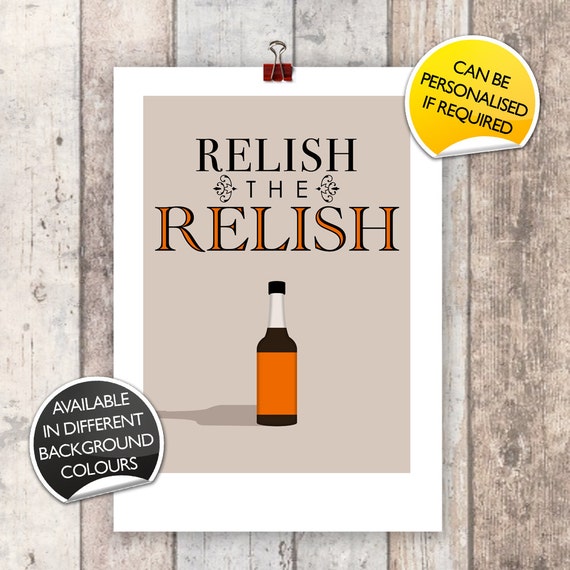 Relish The Relish Print Yorkshire Relish/Henderson's