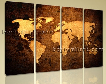 Abstract world map | Etsy