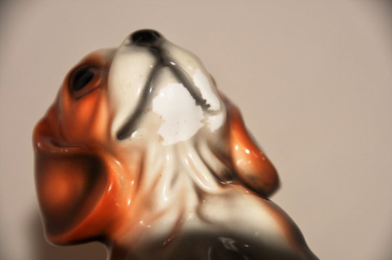 Vintage Royal Keramiek Beagle Retro Ceramic Dog Figurine