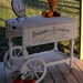 Vintage Tea Cart Antique Tea Cart Painted by MademoiselleRustique