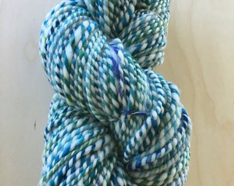 Green marled yarn | Etsy