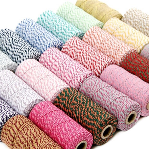 Cotton Bakers Twine Ribbon 10 Ply 100 Yards by PartySpin on Etsy