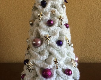 Purple tree topper | Etsy