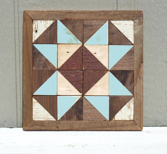 rustic wooden quilt block cottage chic barn quilt salvaged