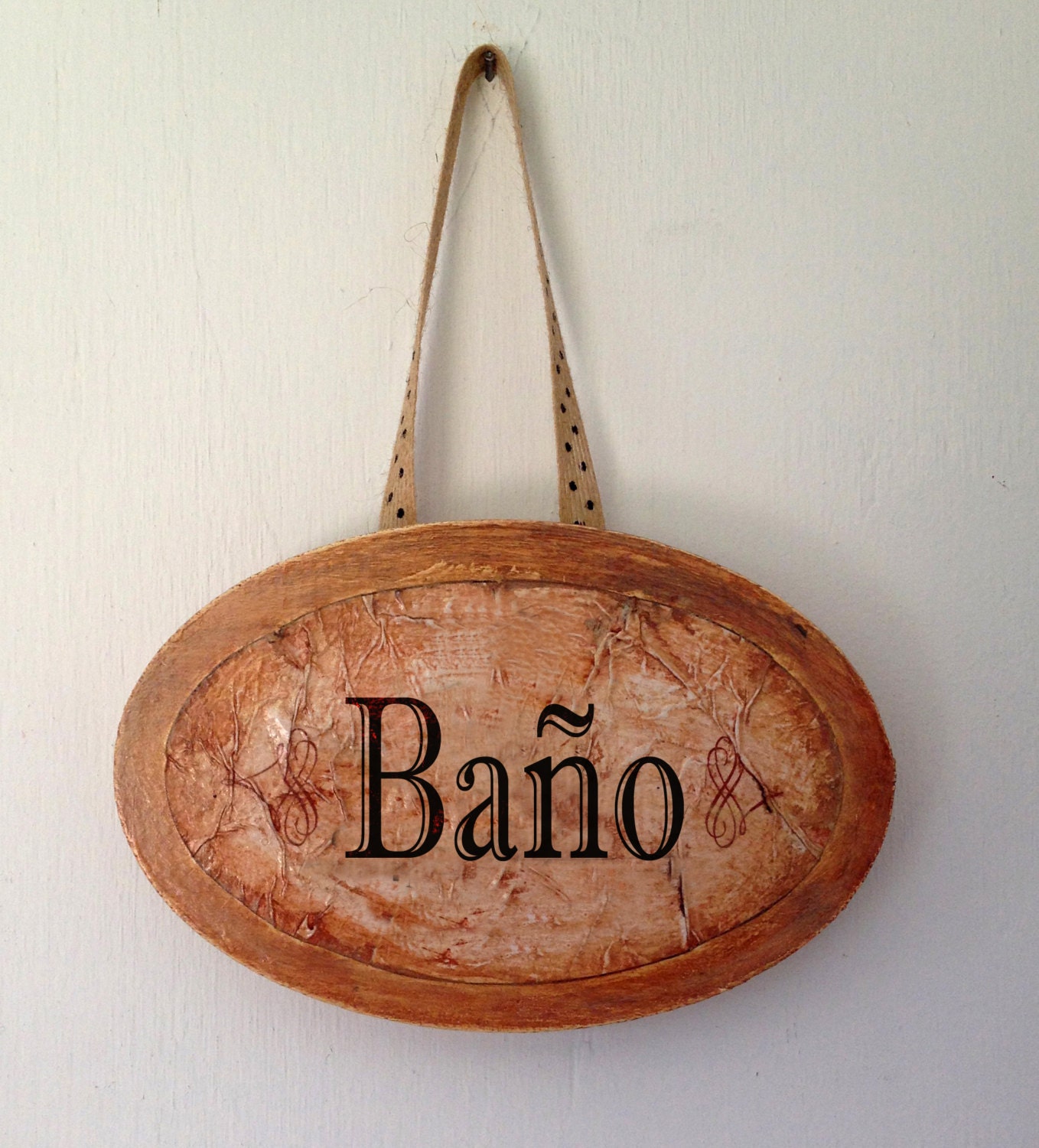 Baño sign bano signbathroom sign restroom sign by SignCreation