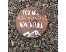 Popular items for adventure wood sign on Etsy