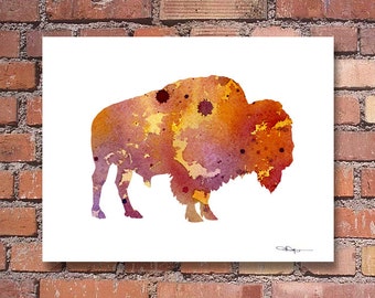 Buffalo art | Etsy