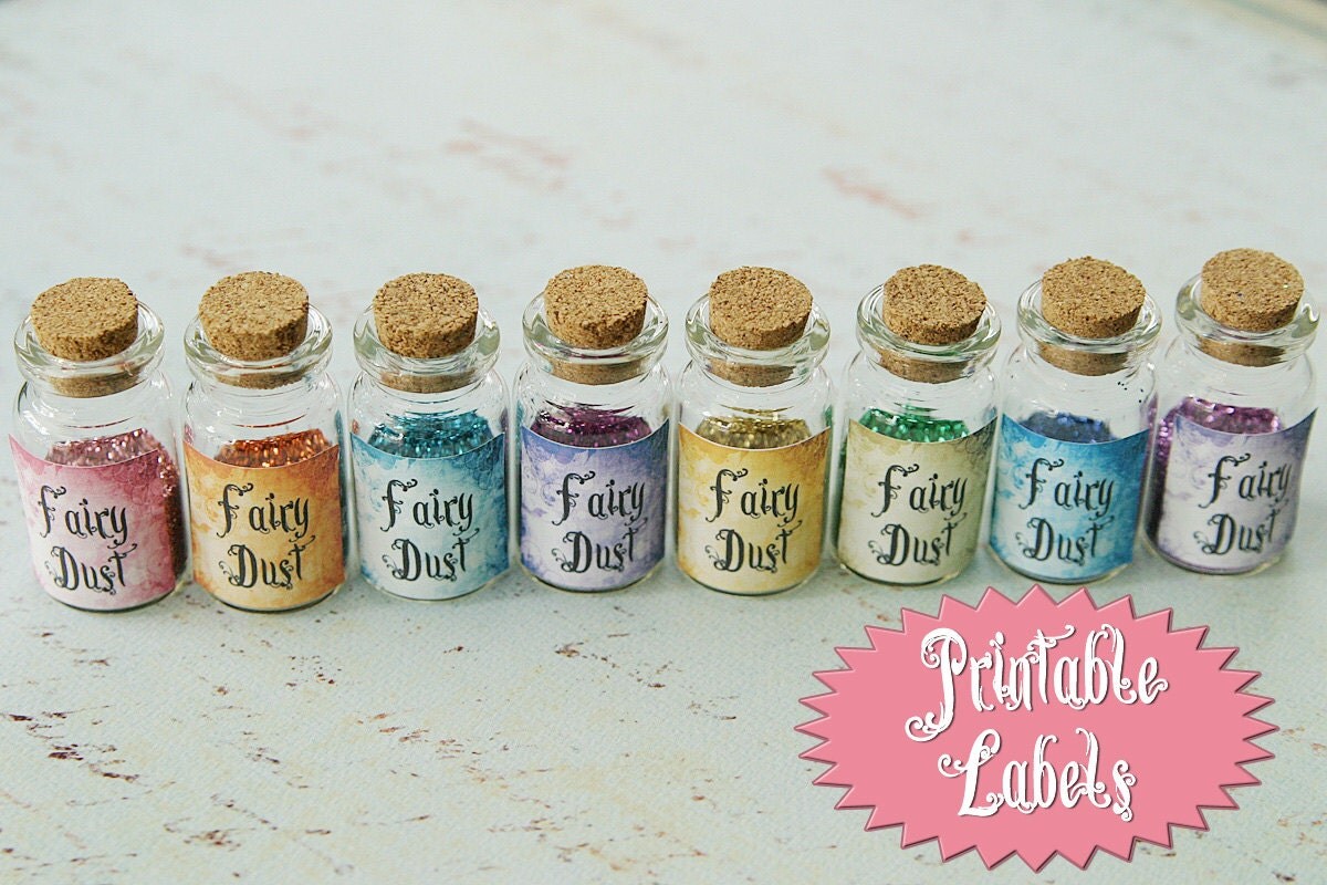 Fairy Dust Labels INSTANT DOWNLOAD