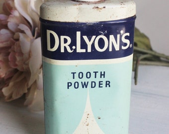 Vintage tooth powder | Etsy