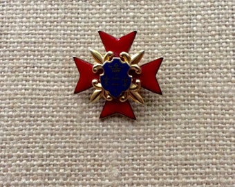 Red maltese cross | Etsy