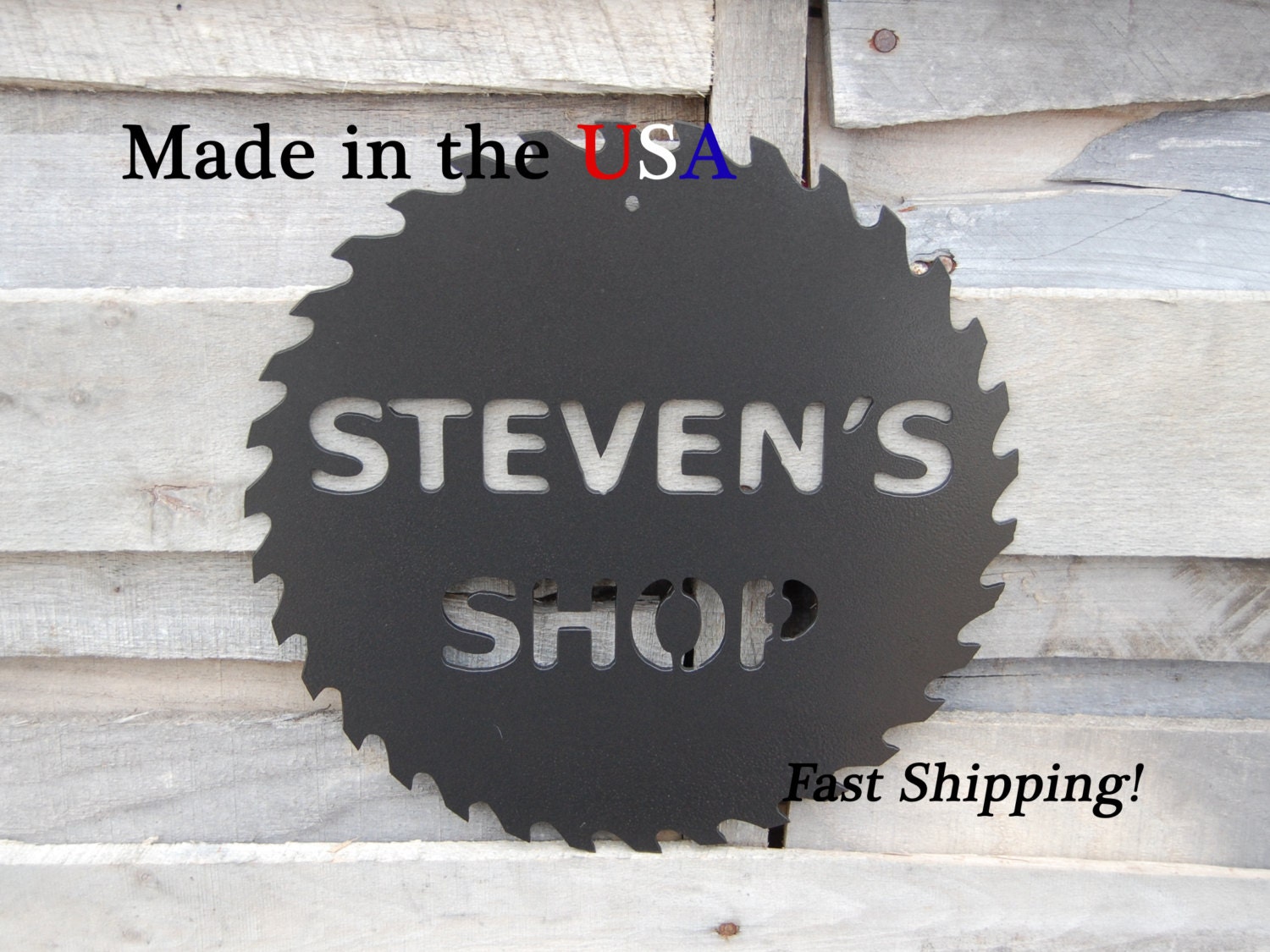 Personalized Tool Shop Sign Tool Sign Outdoor/Indoor Metal
