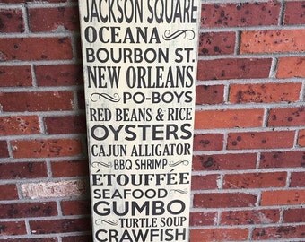 Cajun signs | Etsy