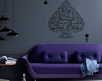 Unique poker room decor related items | Etsy