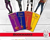 Disney Descendants - Bookmarks - Birthday Party Ideas - Digital Files ...