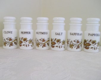 Vintage spice jars | Etsy