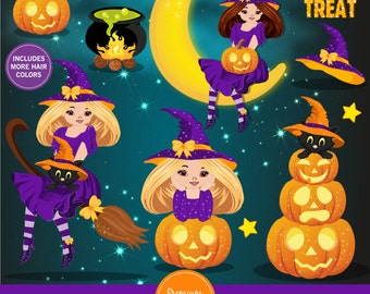 Cute Halloween Kids Clipart Images Kids in Dress Up Clipart