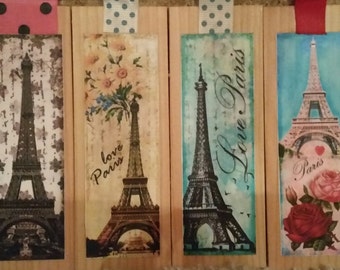 Decoupage bookmark | Etsy