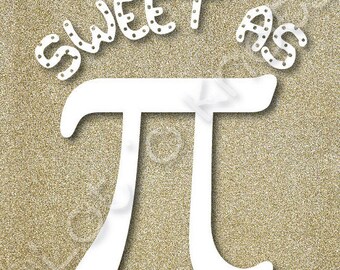 Sweet as pi | Etsy