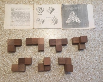 Unique pyramid puzzle related items | Etsy