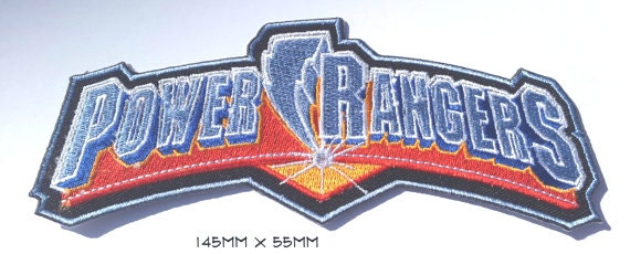 Power Rangers Logo Patch Embroidered Iron on Badge by PatchEire