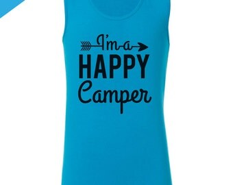Happy camper shirt | Etsy