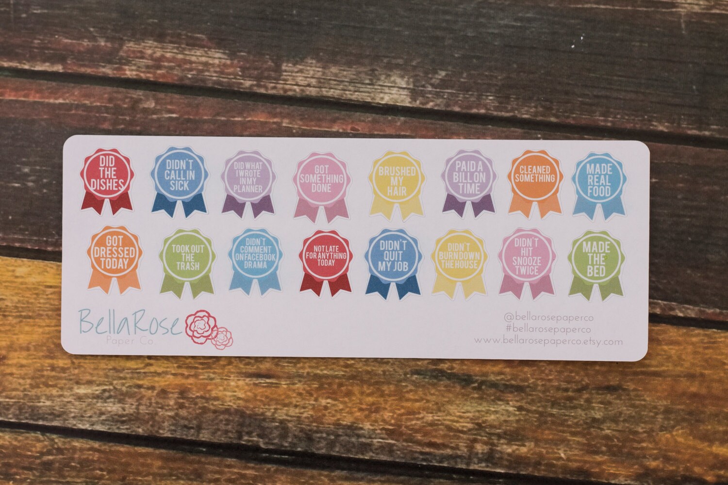 Adulting Reward Stickers Adult Stickers by BellaRosePaperCo