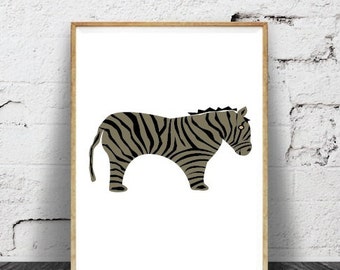 Unique printable zebra related items | Etsy