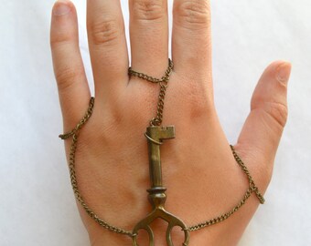 Antique Skeleton Key Slave Bracelets by UnlockdBracelets on Etsy