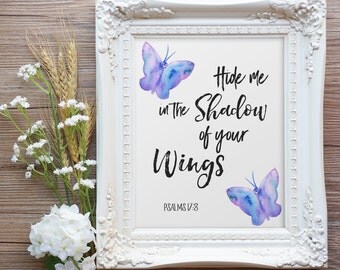 Psalm 17 8 | Etsy