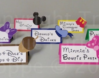 Minnie mouse labels | Etsy