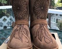Unique custom ugg boots related items | Etsy