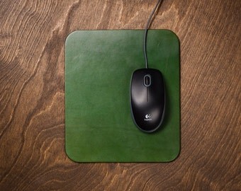 Leather mouse pad | Etsy