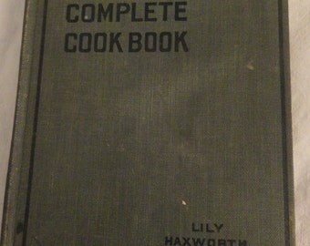 1930s cookbook | Etsy