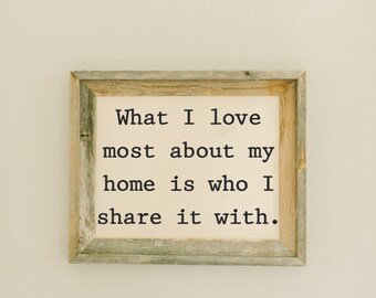 What i love most about my home | Etsy