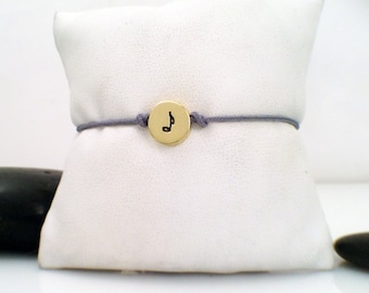 Music note bracelet | Etsy