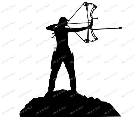 Archer silhouette female