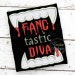 FANG-tastic Diva Applique Digital Machine Embroidery Design 4