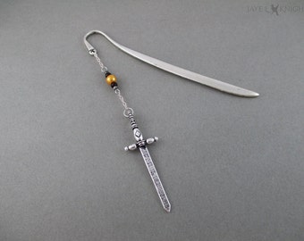 Sword bookmark | Etsy