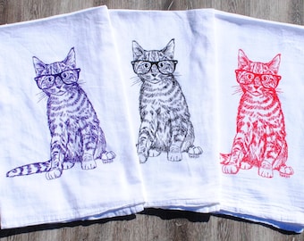Cat towels | Etsy
