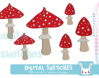 Toadstool pattern | Etsy