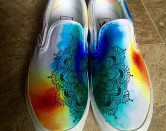 Mandala shoes | Etsy