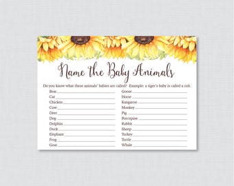 Celebrity Baby Shower Game Printable Woodland by ShowerThatBaby