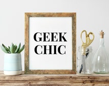 Unique geek chic decor related items | Etsy