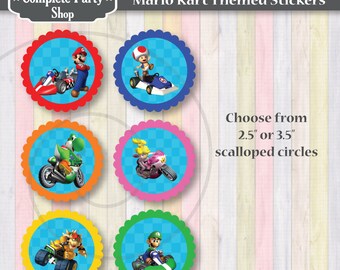 Mario kart stickers | Etsy