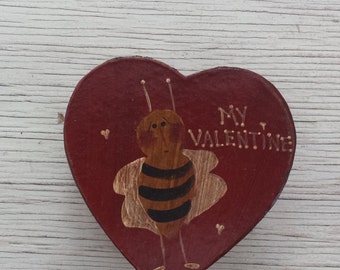 Primitive valentine | Etsy