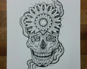 Skull mandalas | Etsy