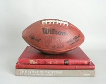 Unique leather football related items | Etsy