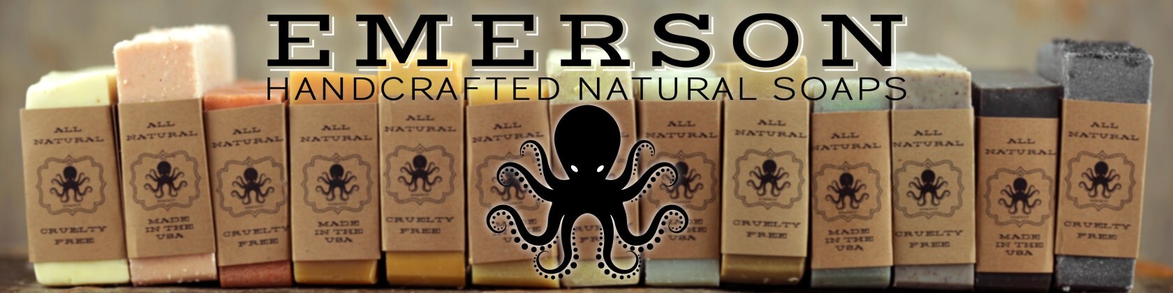Premium Handcrafted All-Natural Vegan Soap by EmersonSoaps on Etsy
