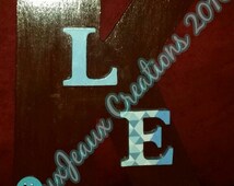 Unique plain letter related items | Etsy